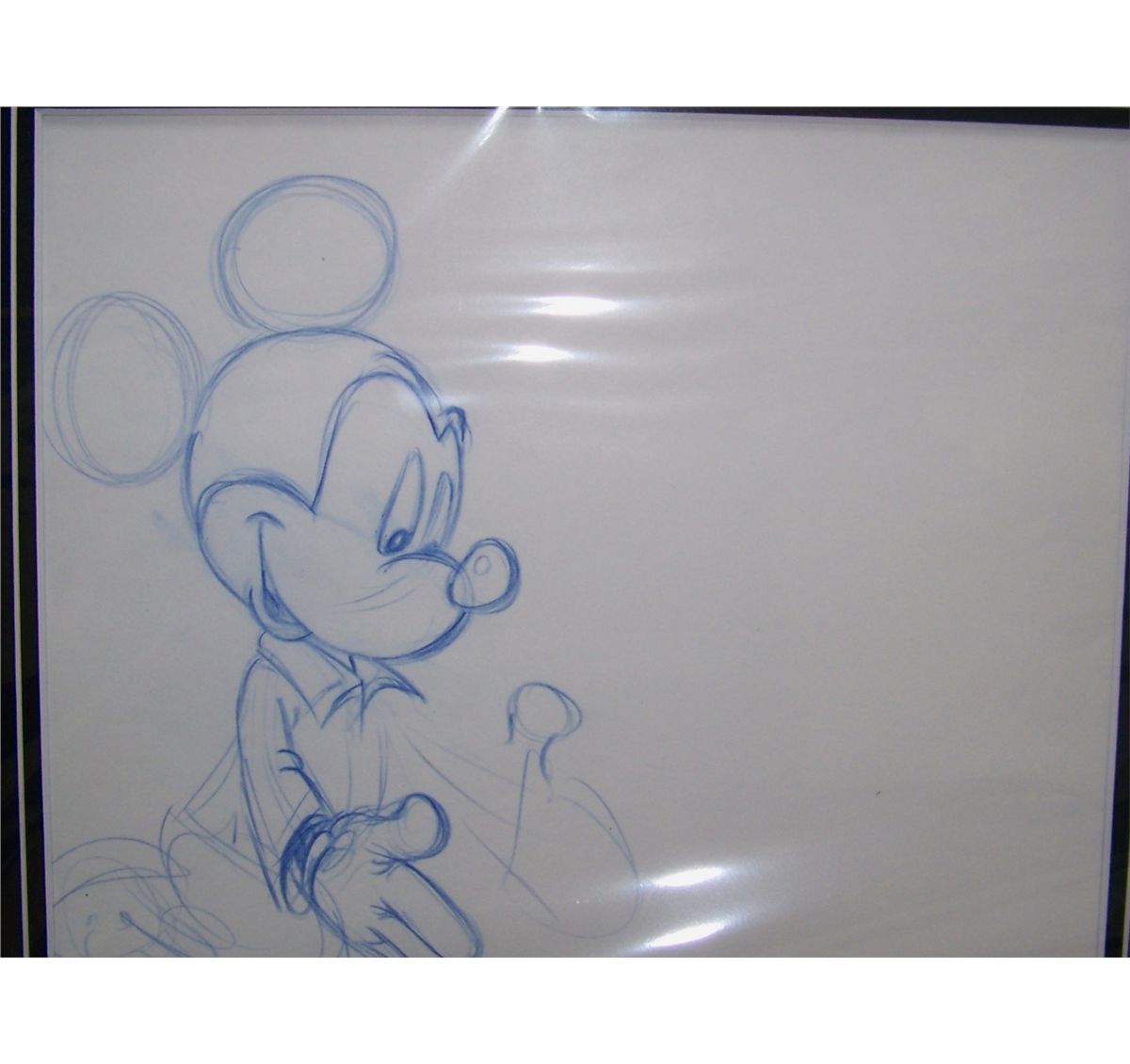 MICKEY MOUSE ORIGINAL HAND PAINTED PRODUCTION DRAWING