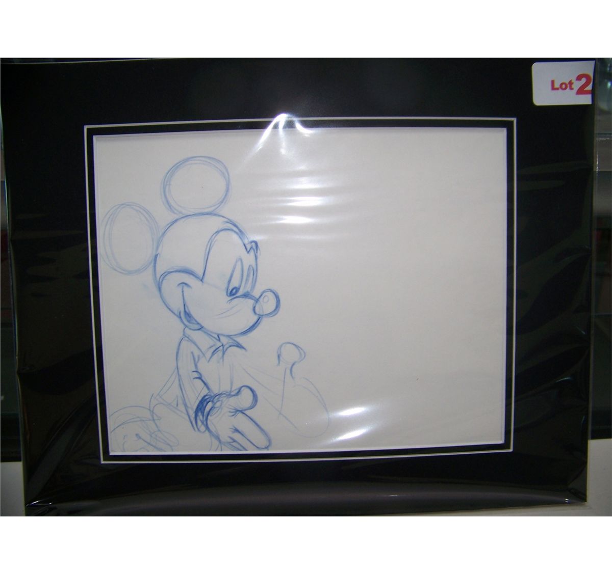 MICKEY MOUSE ORIGINAL HAND PAINTED PRODUCTION DRAWING