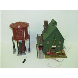 Homemade Train Set buildings