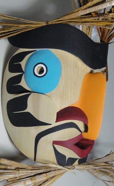 Northwest Coast Native Art Grouse Mask