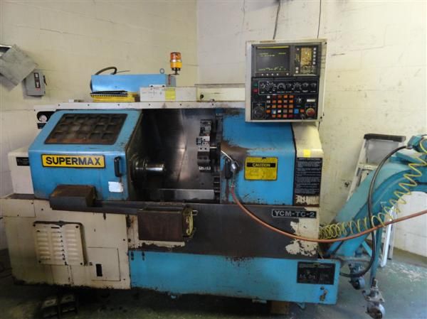Supermax #YCM-TC-2 CNC Lathe w/Spego Turmatic 126 12' Bar Feed