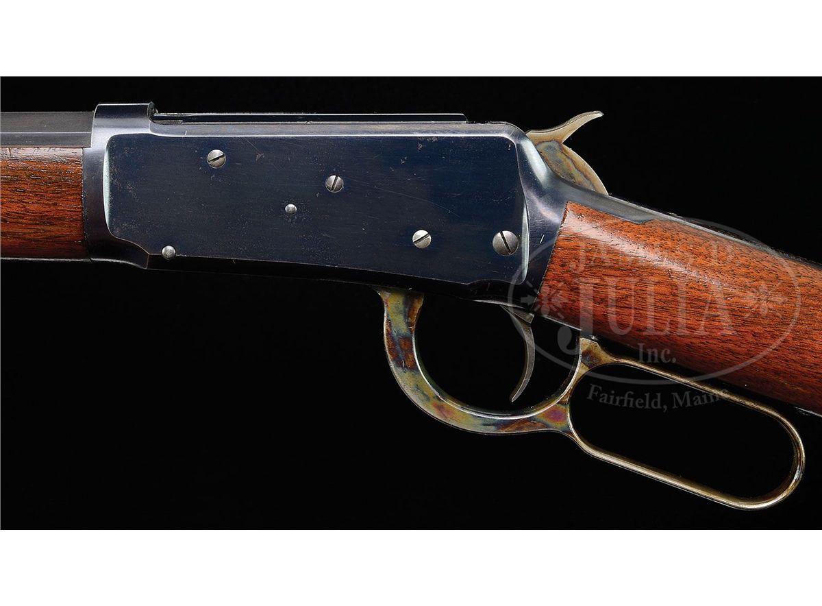 RARE FIRST MODEL WINCHESTER MODEL 1894 LEVER ACTION RIFLE.