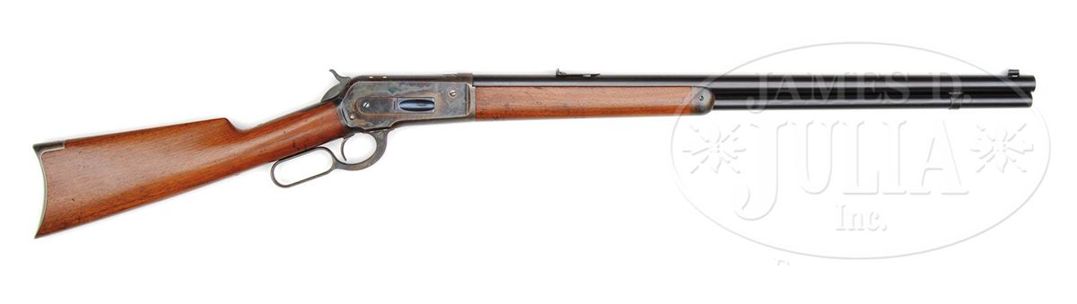 EXCEPTIONAL WINCHESTER MODEL 1886 "BIG 50" LEVER ACTION RIFLE.