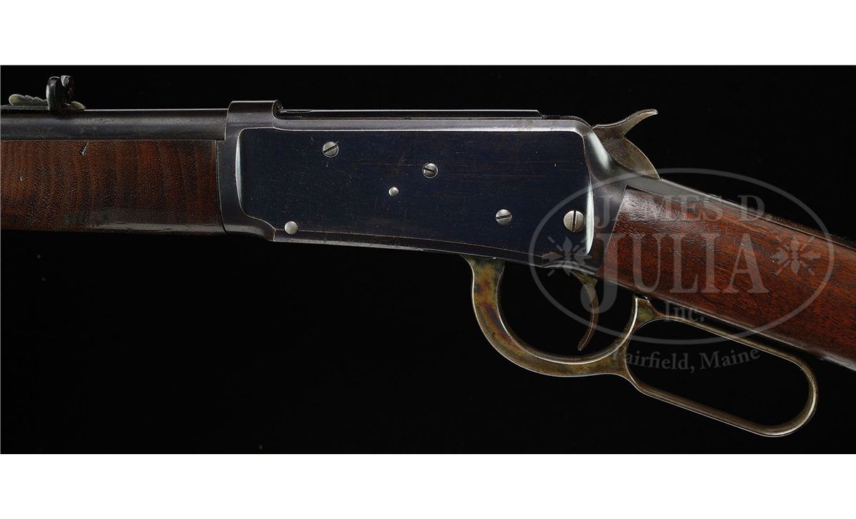 RARE FIRST MODEL WINCHESTER MODEL 1894 LEVER ACTION RIFLE.