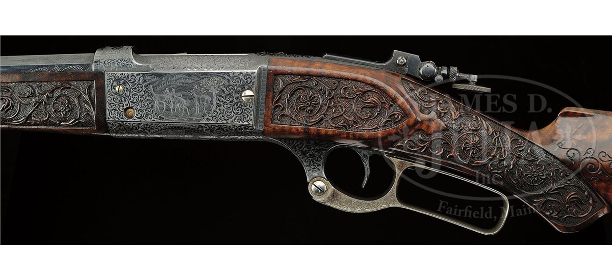 *RARE SAVAGE MODEL 1899 RIVAL/MONARCH GRADE DELUXE ENGRAVED LEVER ...