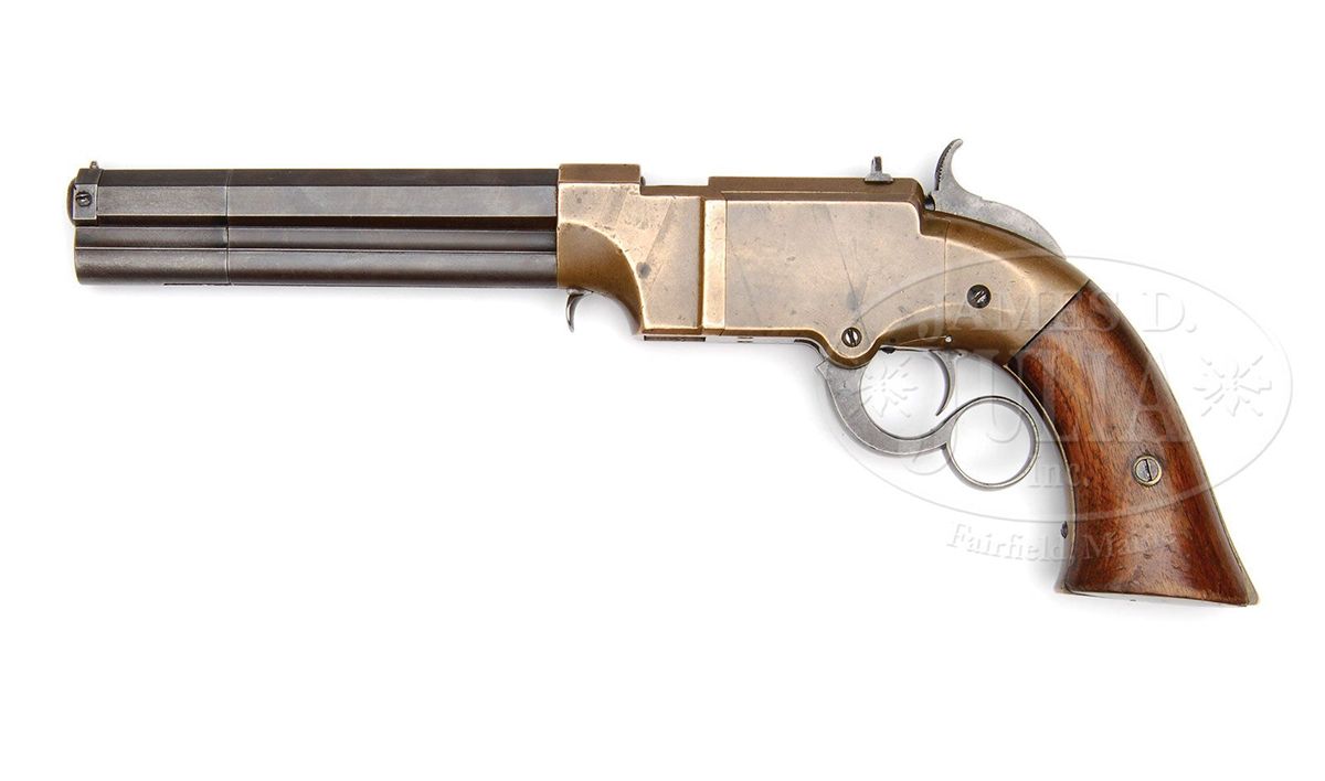 SCARCE VOLCANIC ARMS NAVY LEVER ACTION PISTOL.