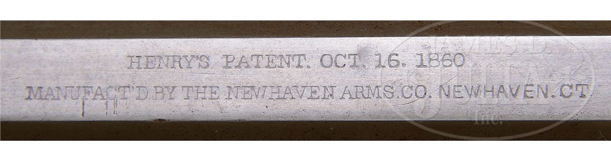 RARE IRON FRAME HENRY MODEL 1860 LEVER ACTION RIFLE.