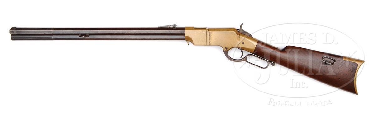 EXTRAORDINARILY RARE HENRY MODEL 1860 LEVER ACTION MARTIALLY MARKED ...