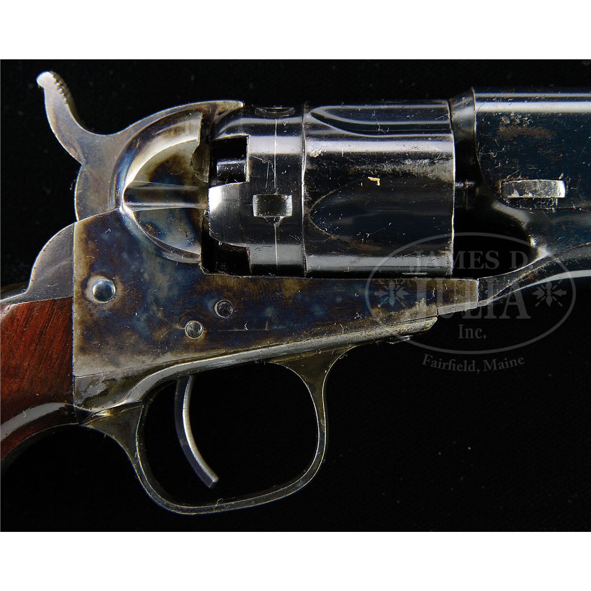 RARE CASED COLT MODEL 1862 POLICE PERCUSSION REVOLVER THAT WAS PART OF ...