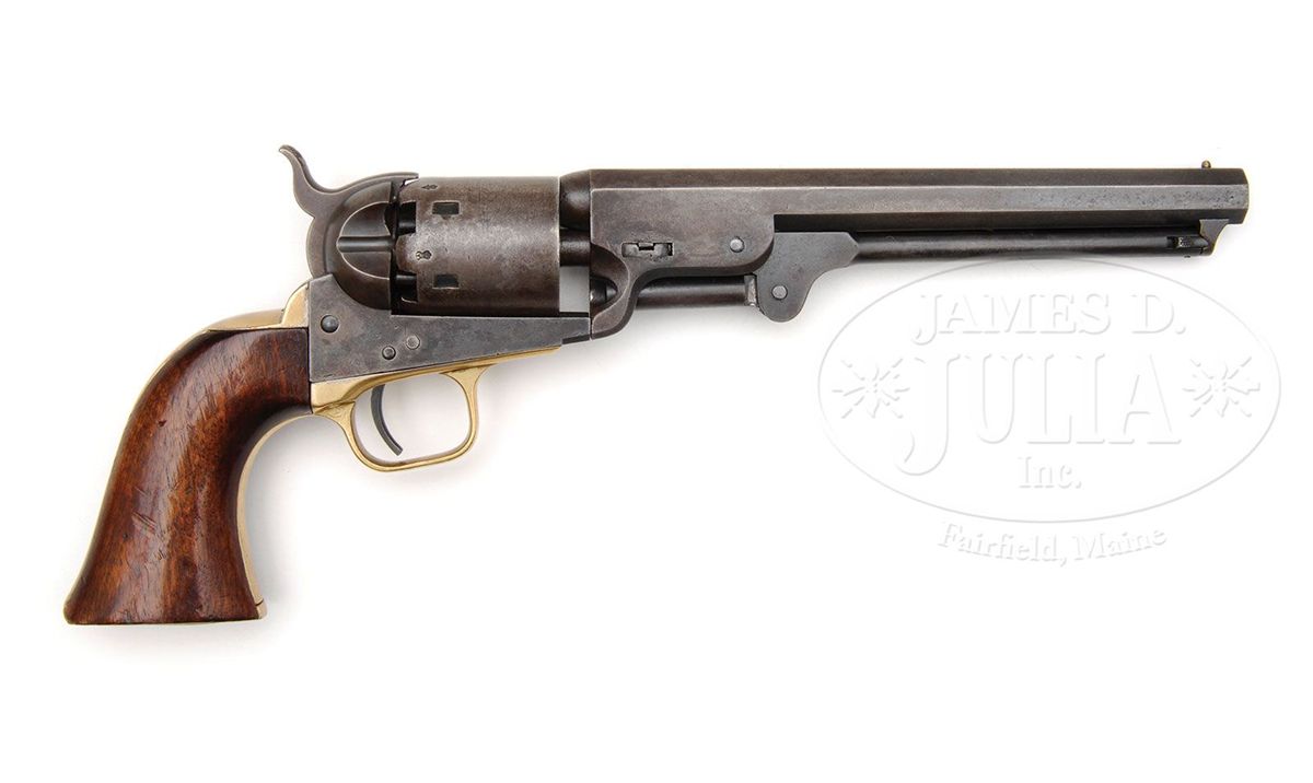 RARE NEW SOUTH WALES NAVAL BRIGADE COLT 1851 NAVY REVOLVER.