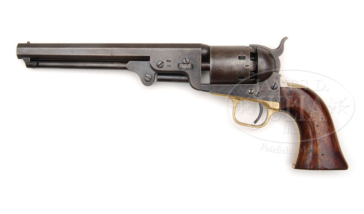 RARE NEW SOUTH WALES NAVAL BRIGADE COLT 1851 NAVY REVOLVER.