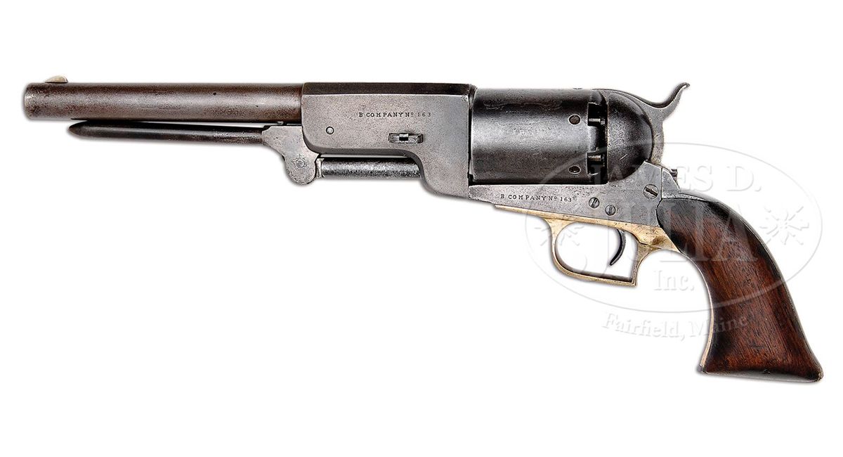 RARE COLT WALKER PERCUSSION REVOLVER.