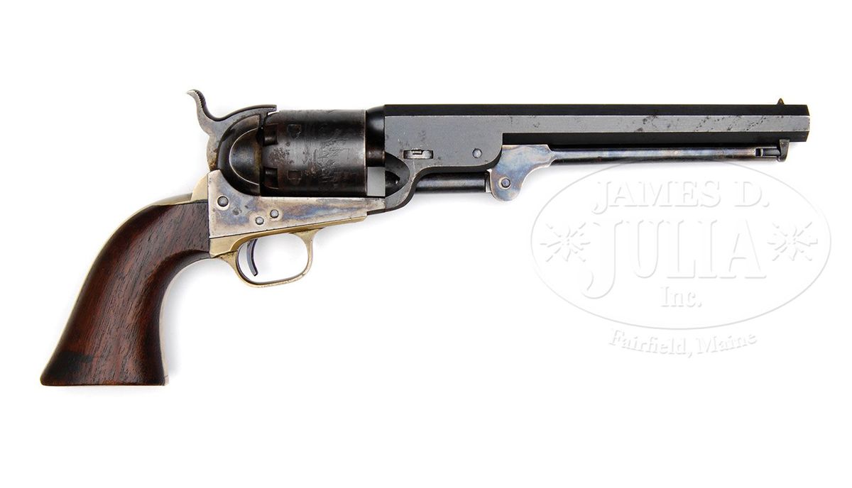 RARE COLT 3RD MODEL 1851 NAVY-ARMY PERCUSSION REVOLVER CONTRACT OVERRUN.