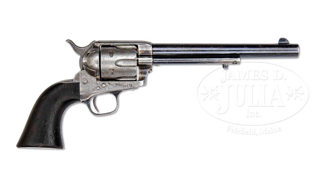 EXTREMELY RARE PINCHED FRAME COLT SINGLE ACTION ARMY REVOLVER.