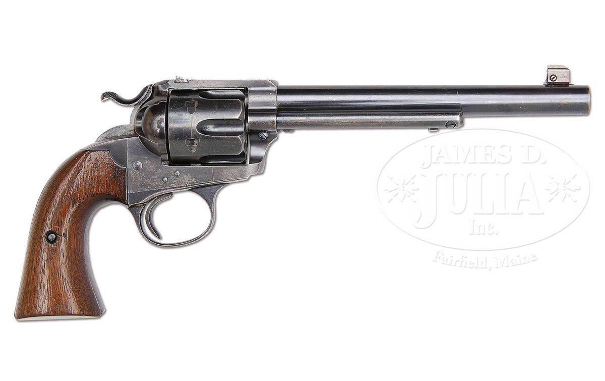 RARE COLT BISLEY FLAT TOP TARGET SINGLE ACTION REVOLVER.