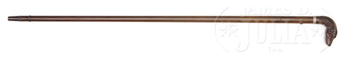VERY RARE REMINGTON PERCUSSION CANE GUN.