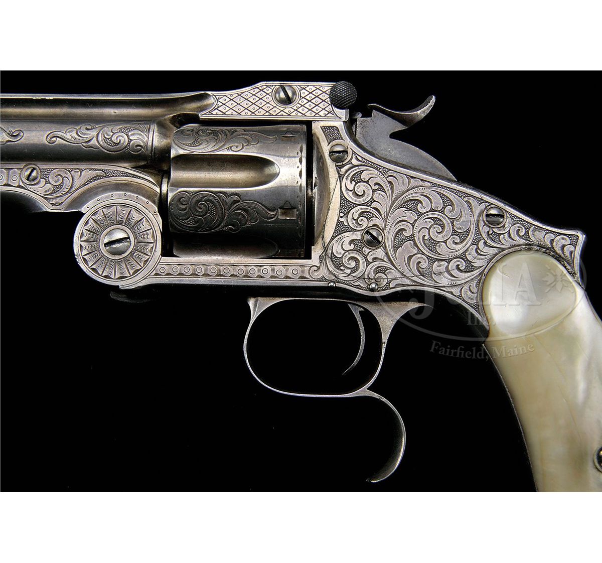 SCARCE ENGRAVED SMITH & WESSON NO. 3 2ND MODEL RUSSIAN SINGLE ACTION ...