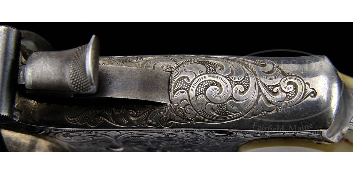 SCARCE ENGRAVED SMITH & WESSON NO. 3 2ND MODEL RUSSIAN SINGLE ACTION ...