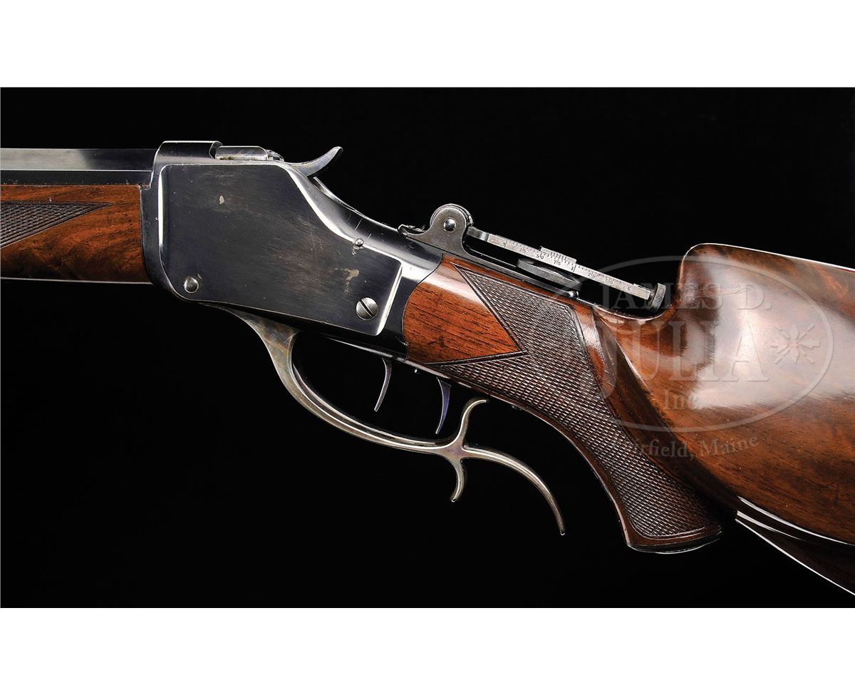 *SCARCE DELUXE WINCHESTER MODEL 1885 HIGH WALL SCHUETZEN SINGLE SHOT ...