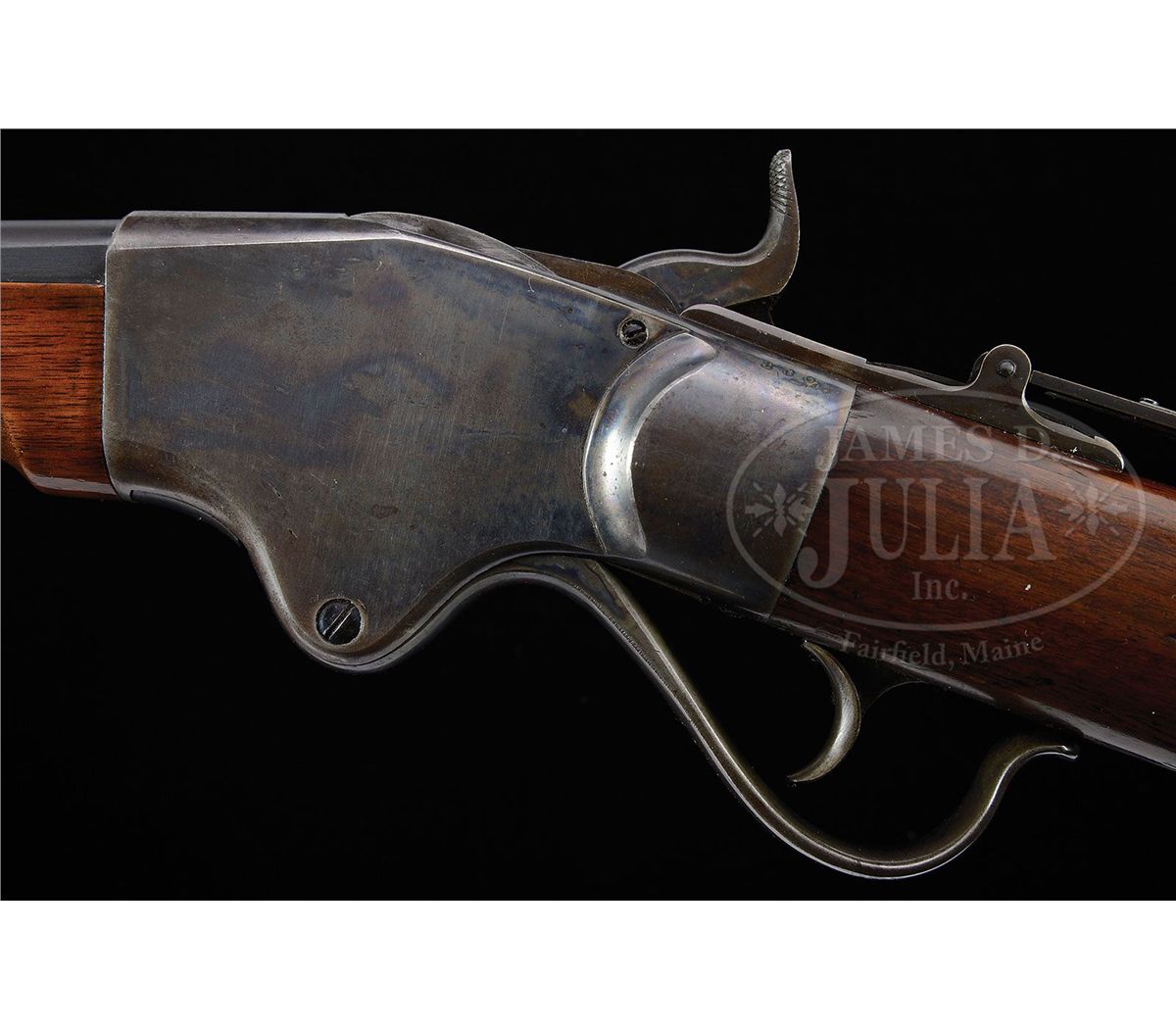 EXTREMELY RARE FACTORY ORIGINAL SPENCER SPORTING RIFLE.