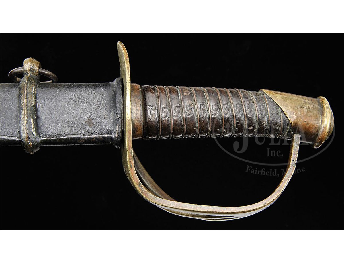 RARE AND FINE CONFEDERATE MOUNTED OFFICERS SWORD.