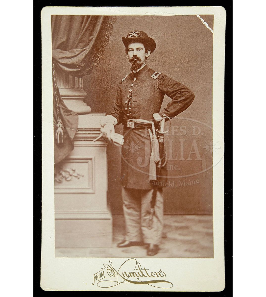 FABULOUS 7TH MICHIGAN CAVALRY GROUPING OF THE LAST COMMANDER OF GEORGE ...