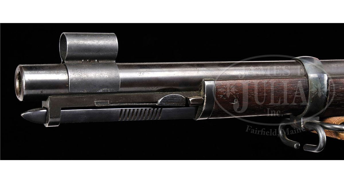 VERY RARE SPRINGFIELD MODEL 1880 ROD BAYONET RIFLE.