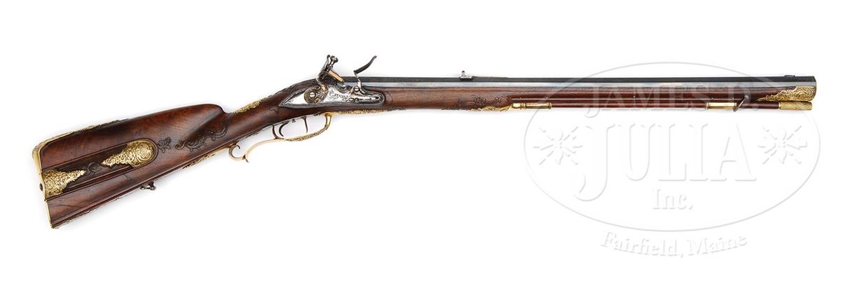 EXCEPTIONALLY FINE 18TH CENTURY JAEGER RIFLE BY CHRISTOPH WILHELM ...