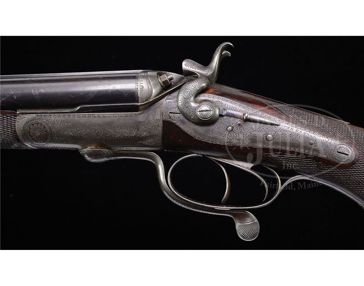 FINE QUALITY BRITISH DOUBLE RIFLE MARKED "OLIVER ORMROD".