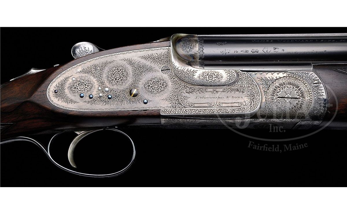 *VERY FINE 16 GA. WOODWARD OVER-UNDER SIDELOCK EJECTOR BOSS SINGLE ...
