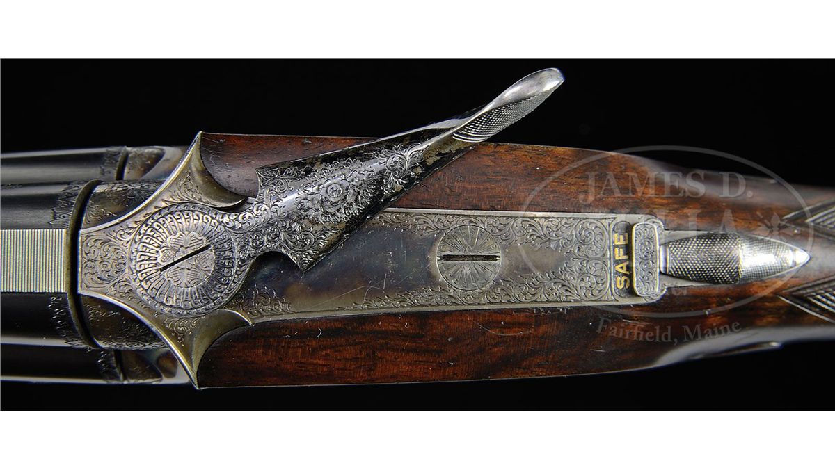 *VERY FINE 16 GA. WOODWARD OVER-UNDER SIDELOCK EJECTOR BOSS SINGLE ...