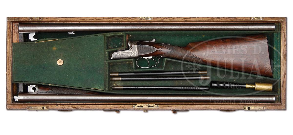 WESTLEY RICHARDS BEST ANSON DEELEY BOXLOCK GAME GUN WITH TWO SETS OF ...