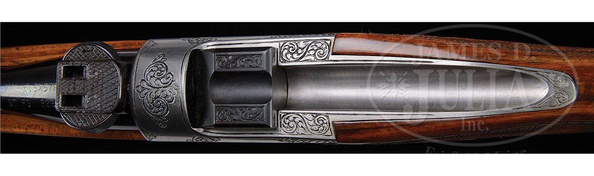 *ALBRECHT KIND SINGLE SHOT DROP LOCK STALKING RIFLE WITH ZEISS SCOPE.