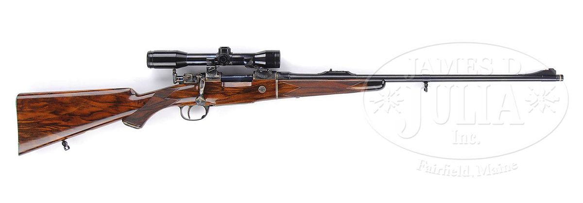 *EXCEPTIONALLY FINE HARTMANN & WEISS TAKEDOWN MAGAZINE RIFLE WITH SCOPE ...