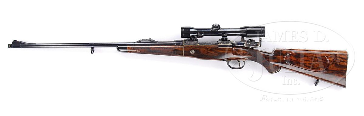 *EXCEPTIONALLY FINE HARTMANN & WEISS TAKEDOWN MAGAZINE RIFLE WITH SCOPE ...