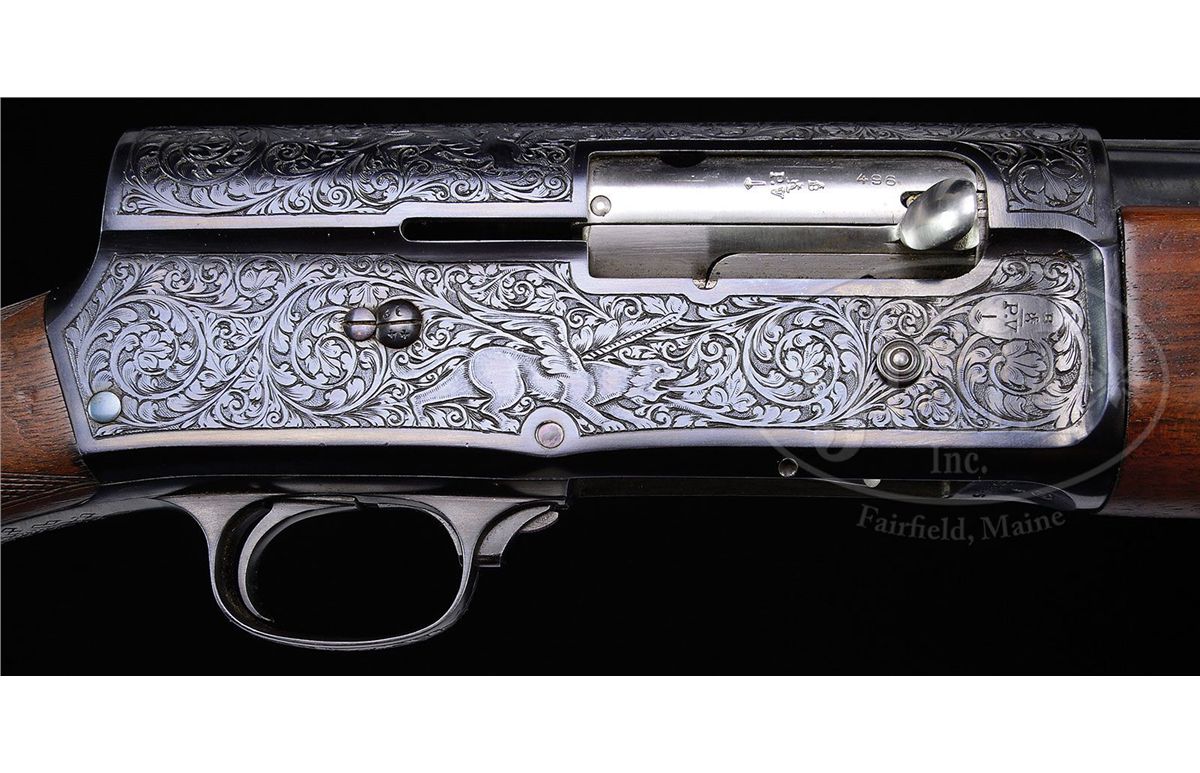 *RARE SPECIAL ENGRAVED BROWNING AUTO 5 SHOTGUN.