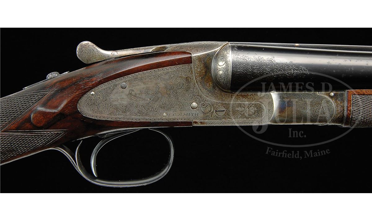 *FABULOUS L. C. SMITH MONOGRAM GRADE 16 BORE SINGLE TRIGGER EJECTOR ...