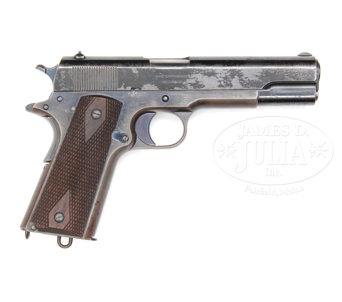 *RARE FIRST YEAR PRODUCTION COLT GOVERNMENT MODEL SEMI-AUTO PISTOL.