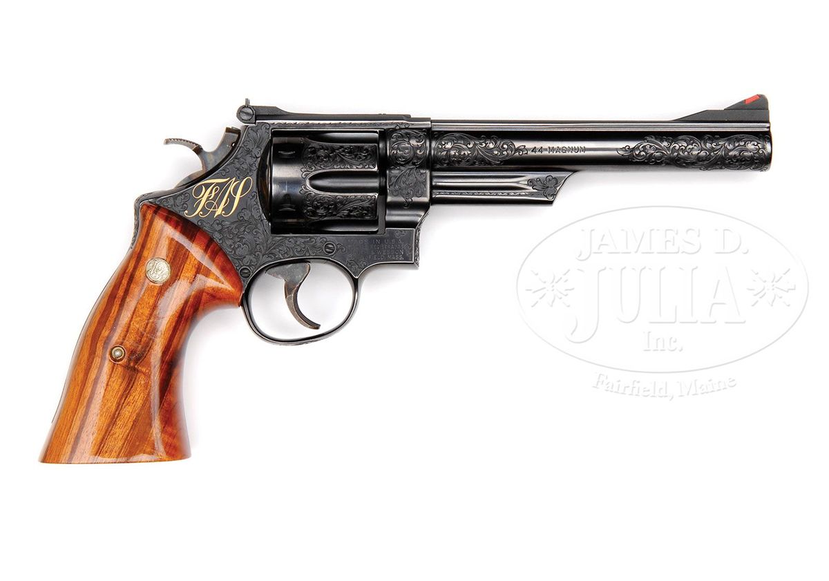 *RARE ENGRAVED SMITH & WESSON MODEL 29-2 DA REVOLVER THAT BELONGED TO ...