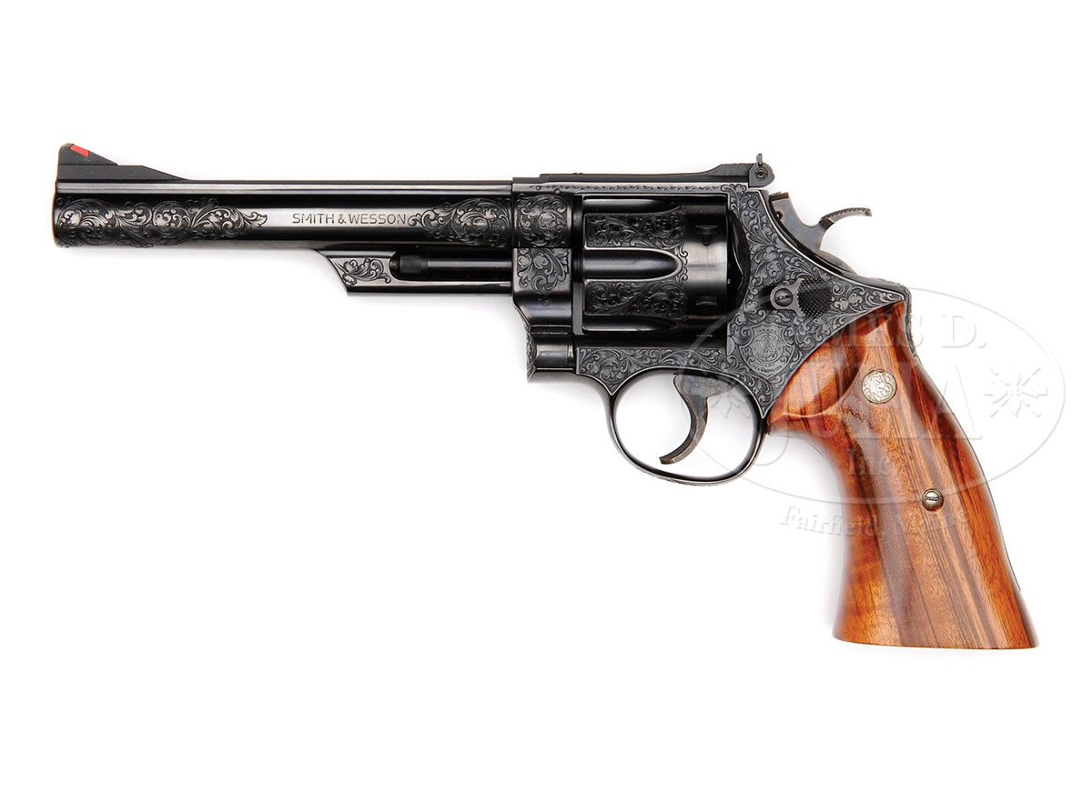 *RARE ENGRAVED SMITH & WESSON MODEL 29-2 DA REVOLVER THAT BELONGED TO ...