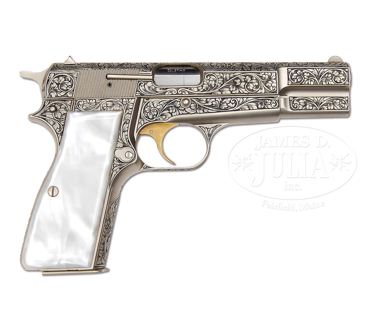 *SCARCE BROWNING RENAISSANCE HIGH POWER SEMI-AUTO PISTOL THAT BELONGED ...