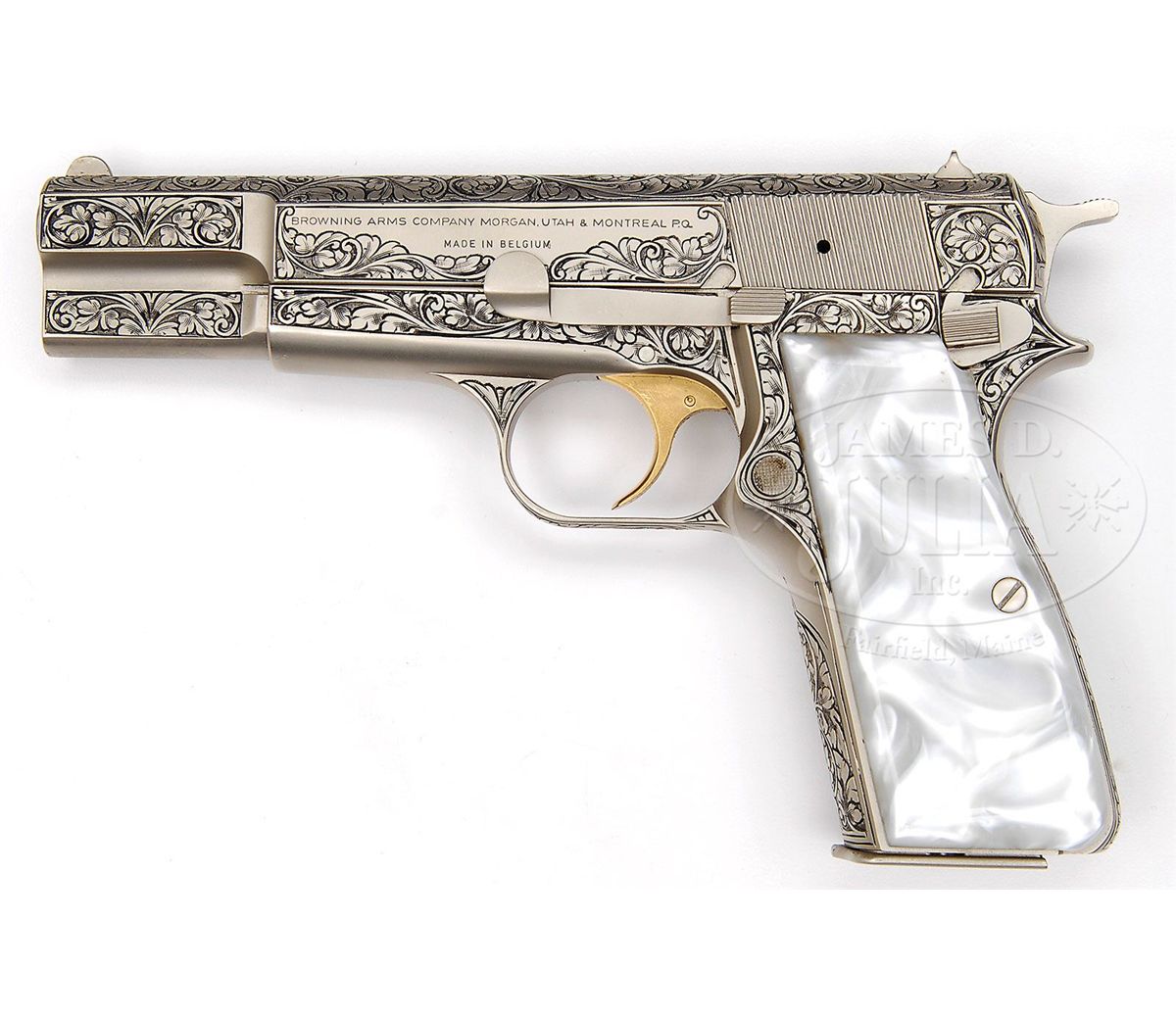 *SCARCE BROWNING RENAISSANCE HIGH POWER SEMI-AUTO PISTOL THAT BELONGED ...