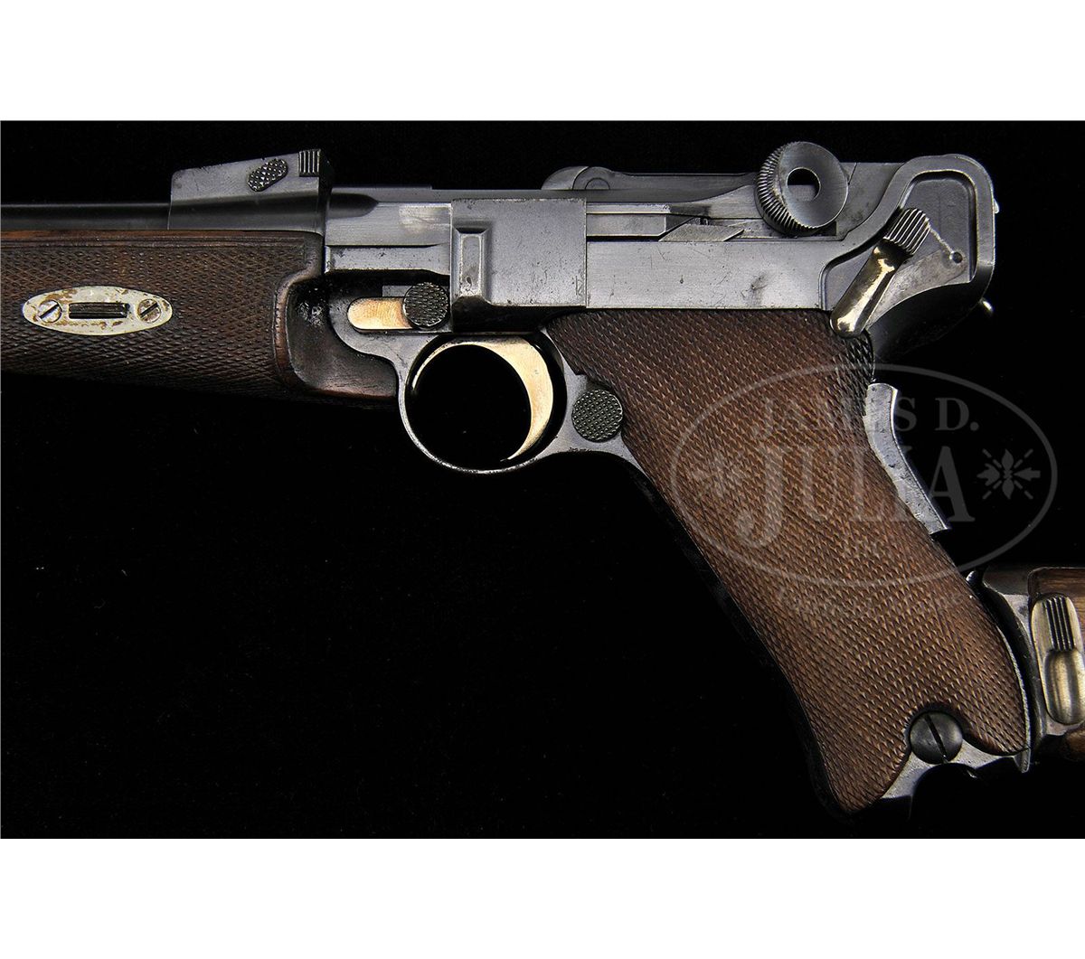 *1902 LUGER CARBINE WITH SHOULDER STOCK.