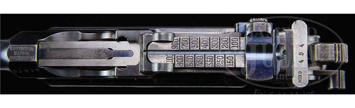 *MAUSER C96 PRE-WAR BOLO WITH LONG EXTRACTOR & GROOVED REAR SIGHT.