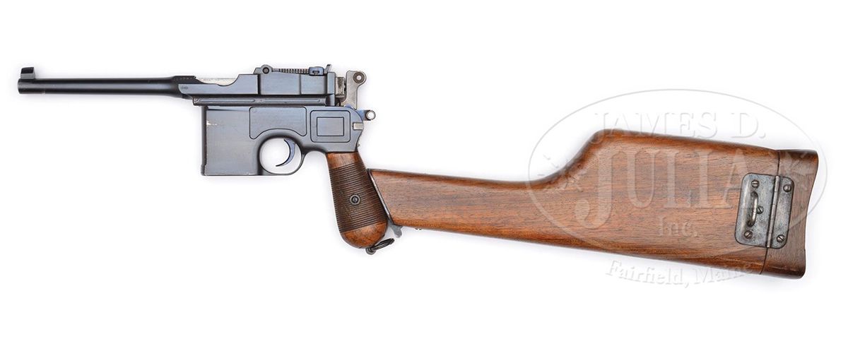 *MAUSER C96 PRE-WAR COMMERCIAL, AUSTRIAN CONTRACT, WITH MATCHING STOCK.