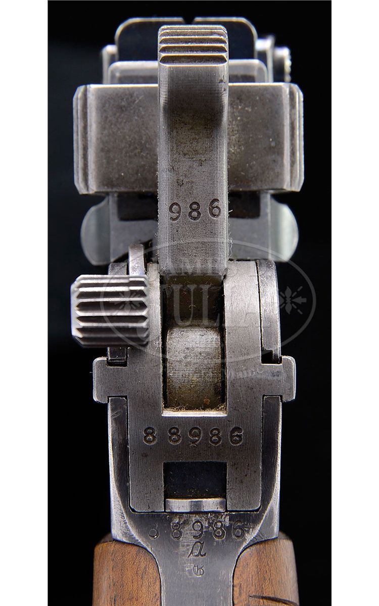 *MAUSER C96 PRE-WAR COMMERCIAL, BANNER OVER CHAMBER, "a" SUFFIX, 9MM ...