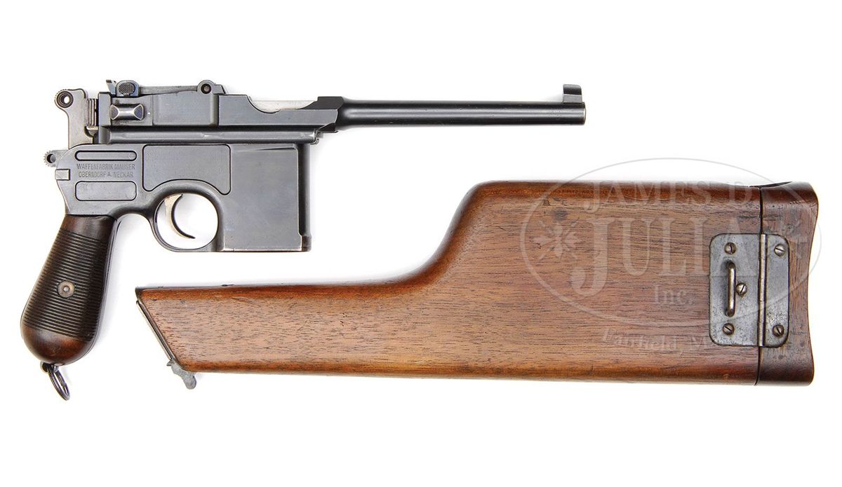 *MAUSER C96 PRE-WAR COMMERCIAL, "a" SUFFIX, EARLY 9MM EXPORT, MATCHING ...