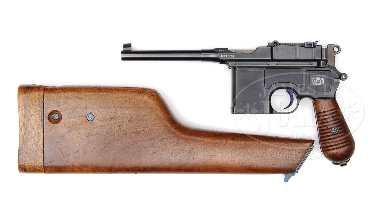 *MAUSER C96 MODEL 1930 COMMERCIAL WITH MAUSER BANNER STOCK.