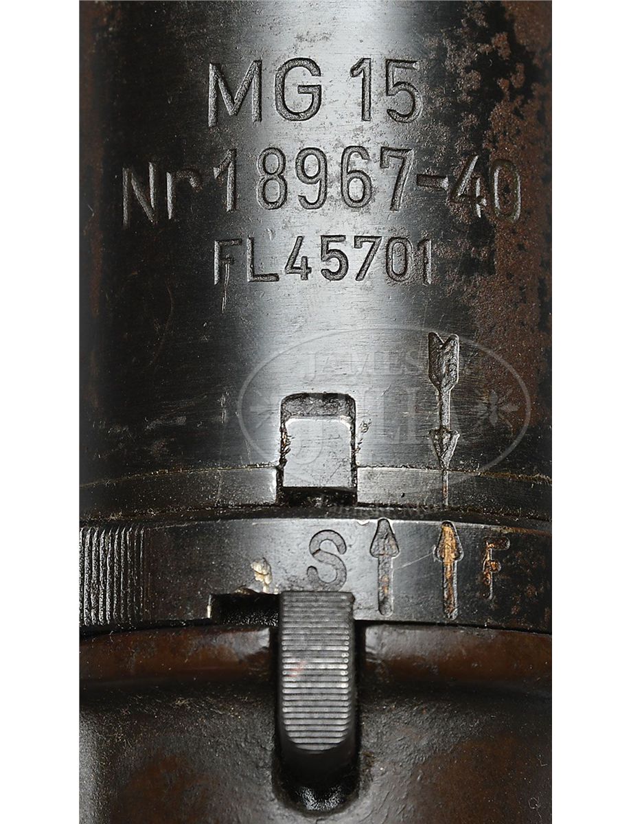 **GERMAN MG15 AIRCRAFT MACHINE GUN DEWAT (C & R).