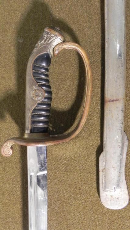 ORIGINAL WWII JAPANESE ARMY KYU-GUNTO OFFICER'S SWORD